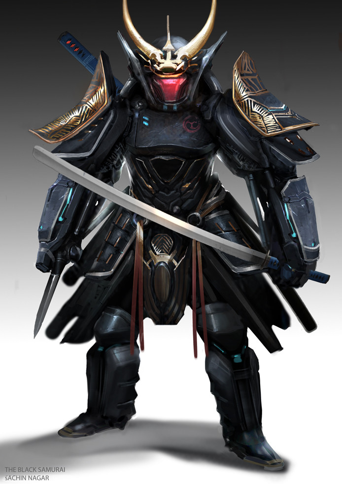 ArtStation - the black samurai