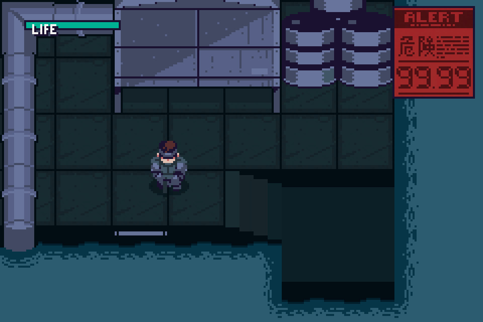 Roque Franco - Metal Gear Solid PSX - Shadow Moses Demake PixelArt (WIP)