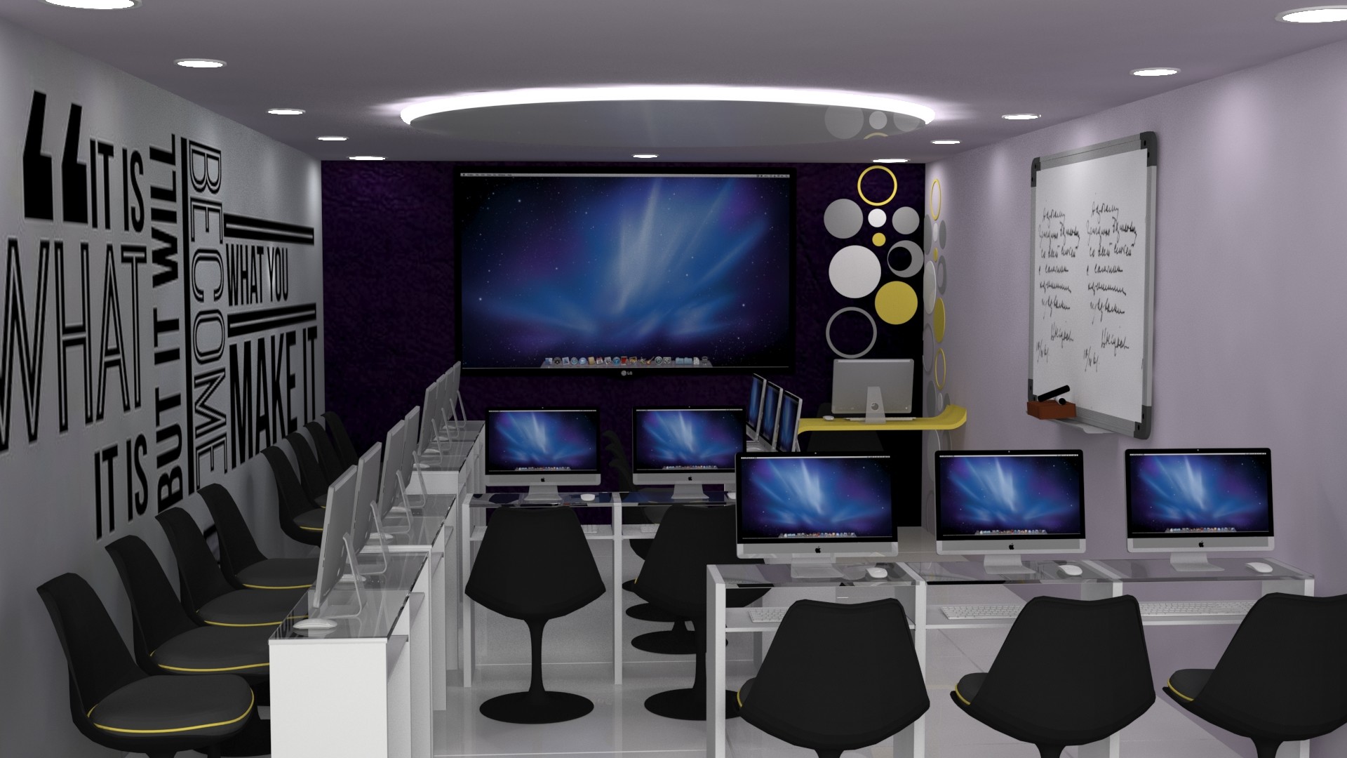 ArtStation - Modern creative class room interior