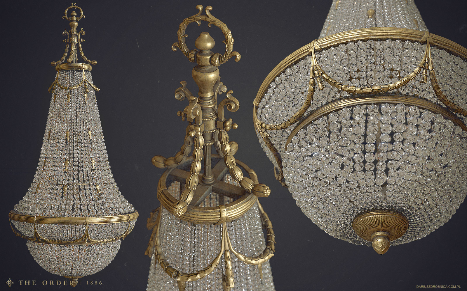 ArtStation - The Order: 1886 - ornate ceiling light