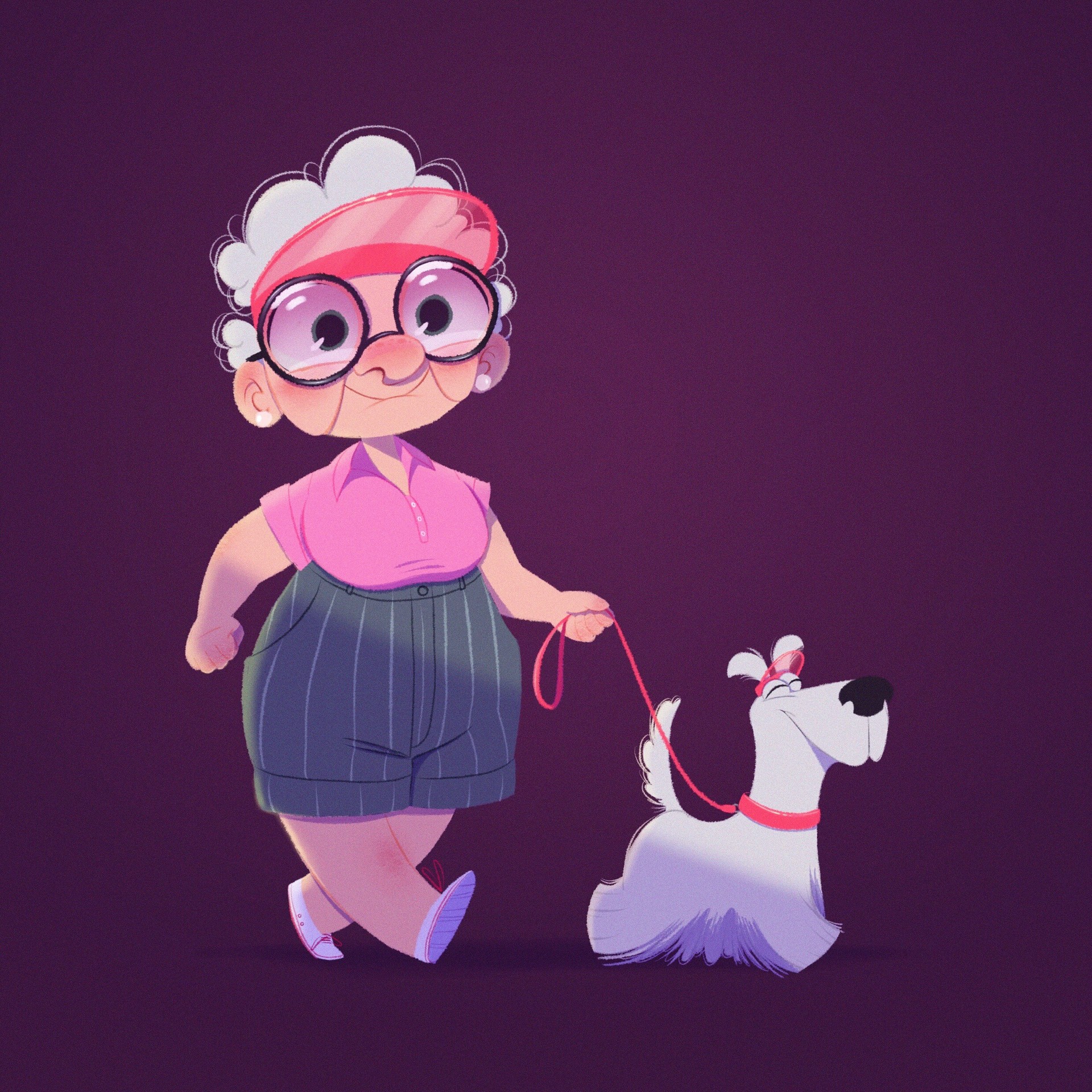 ArtStation - Dog lady