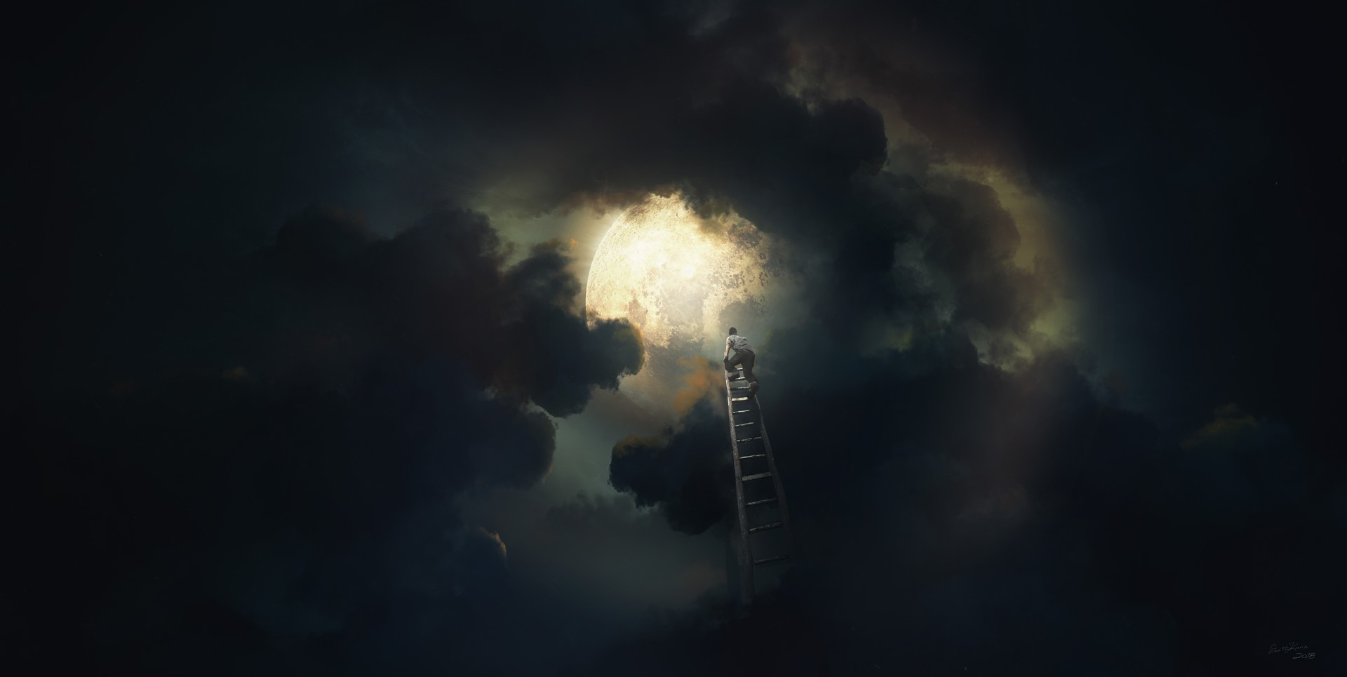 ArtStation - Man Searching for God, Scott Kane