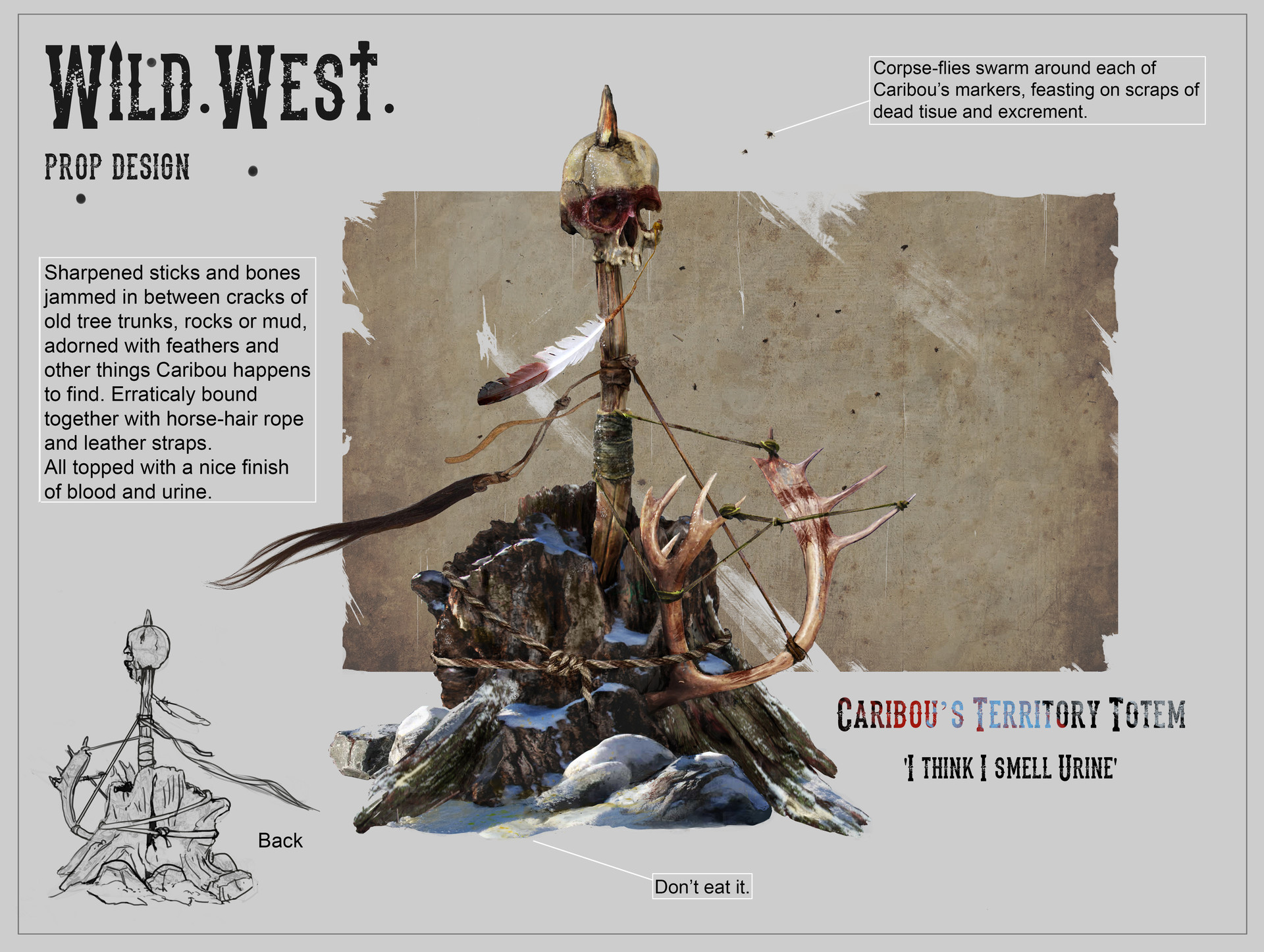 ArtStation - Artstation Wild West challenge - Territory Totem
