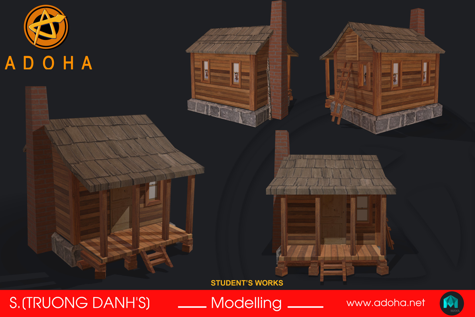 ArtStation - Wood house
