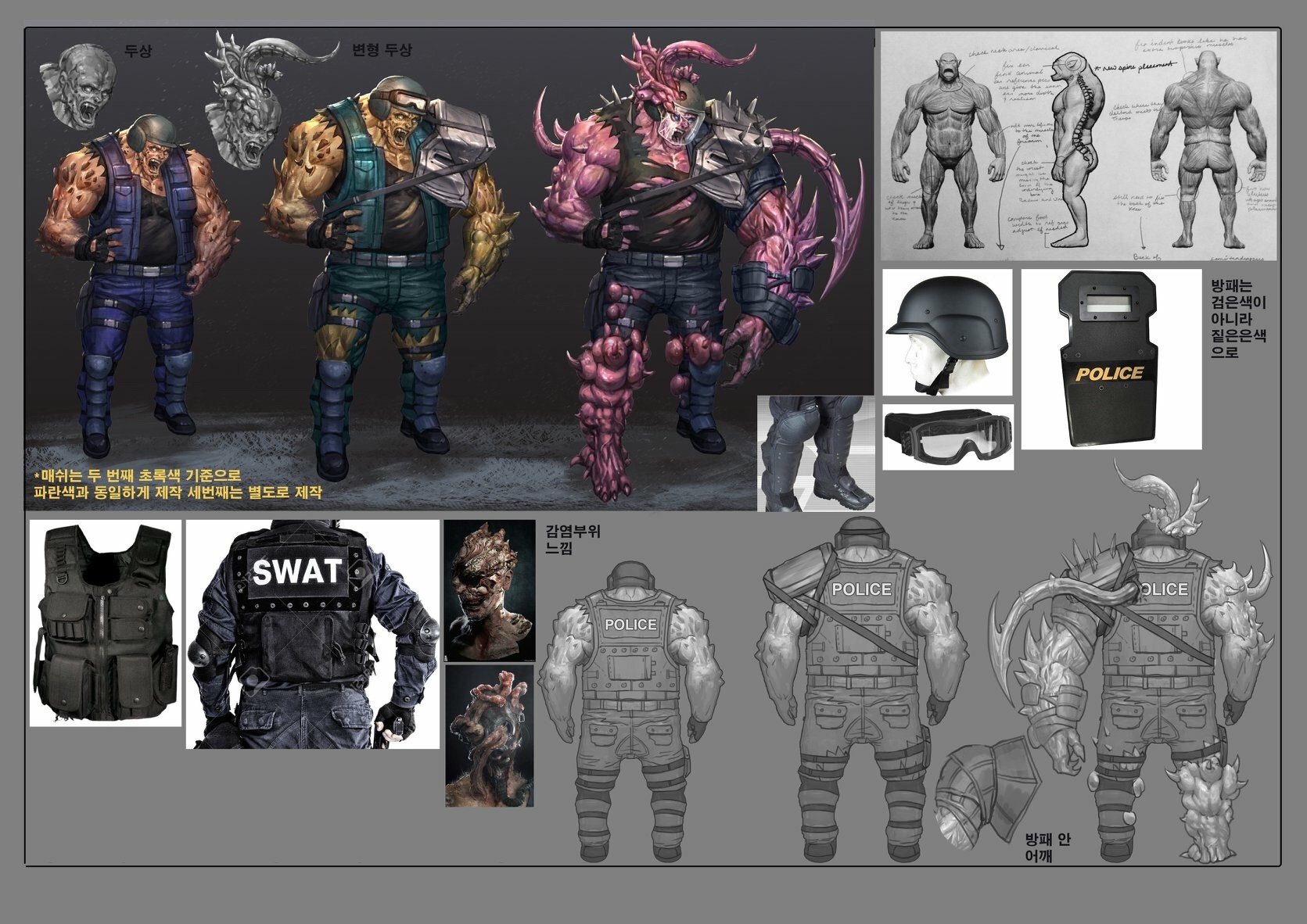 ArtStation - police zombies