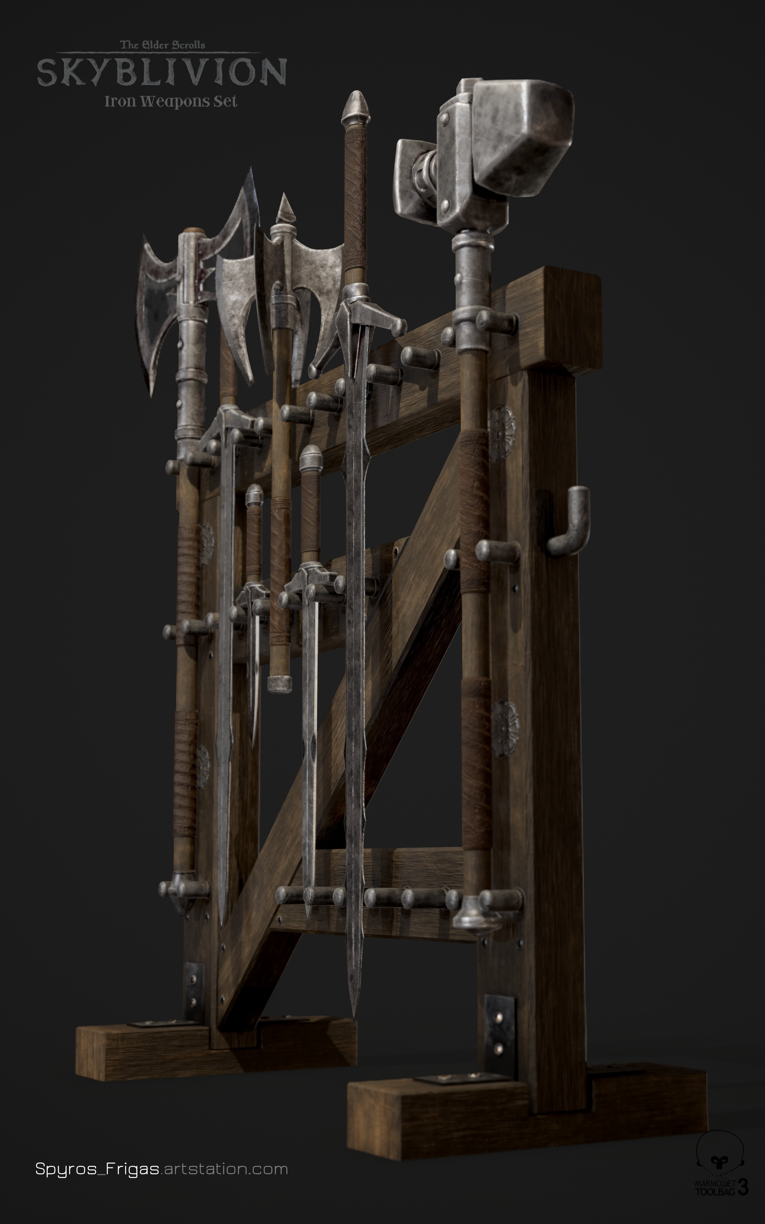 skyrim ghostblade weapon rack