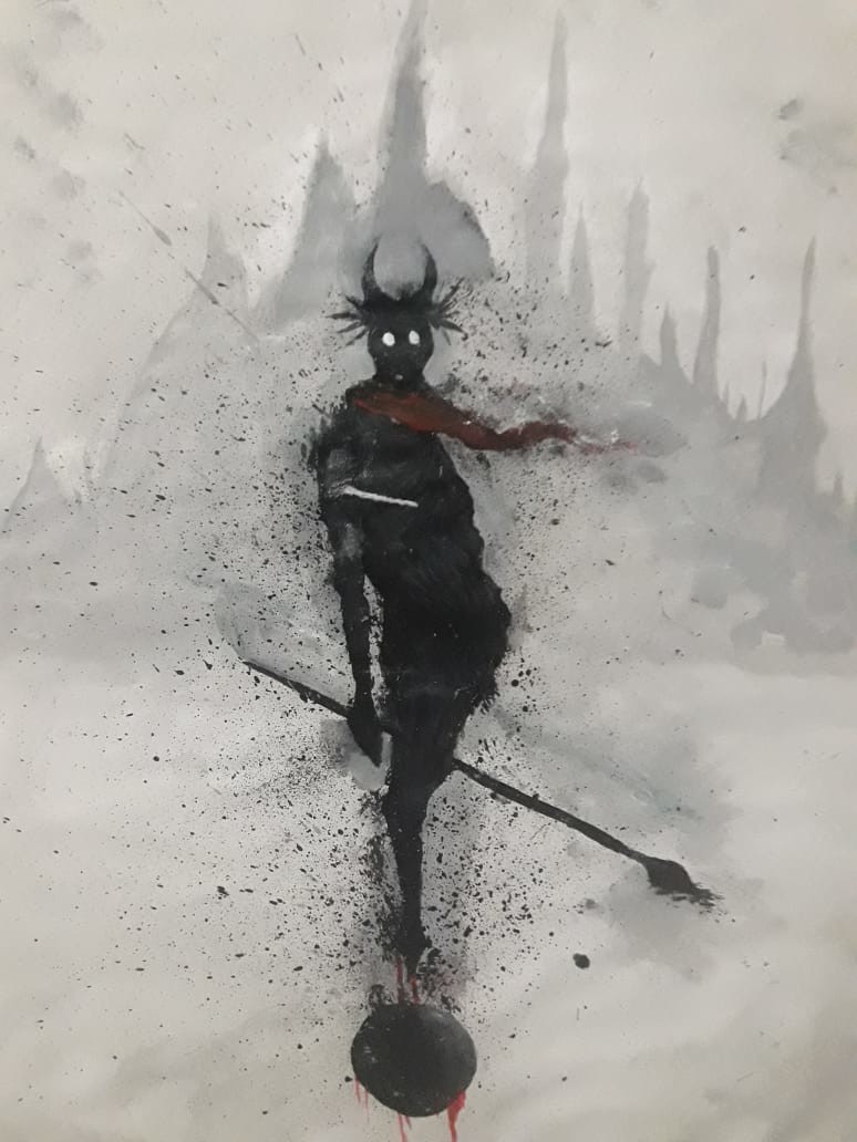 shadow demon drawing