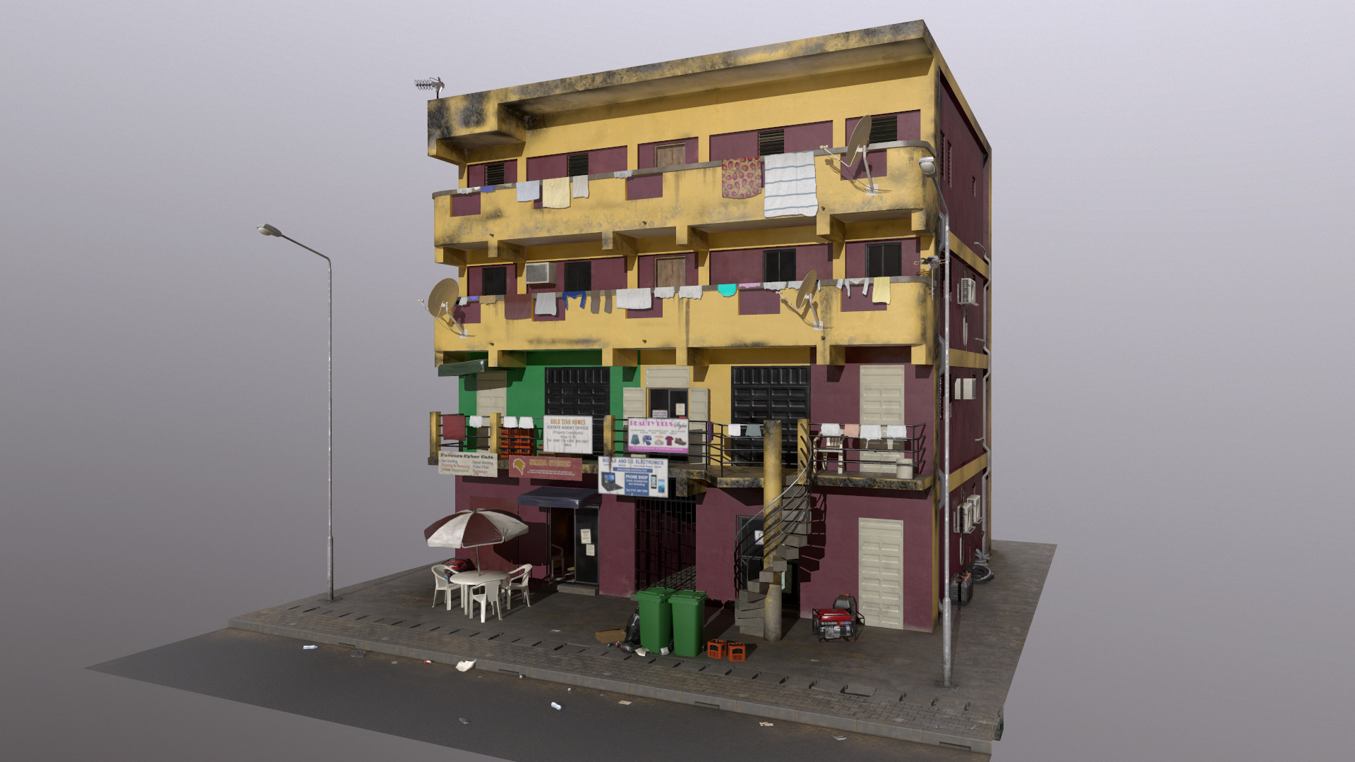 ArtStation - Urban Story Building