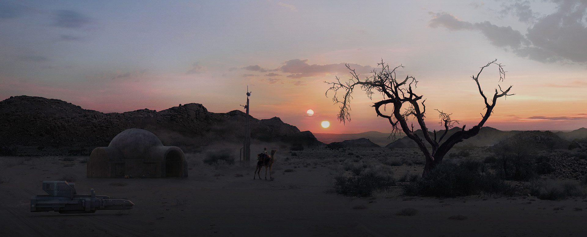 ArtStation - Sci-Fi Desert Environment
