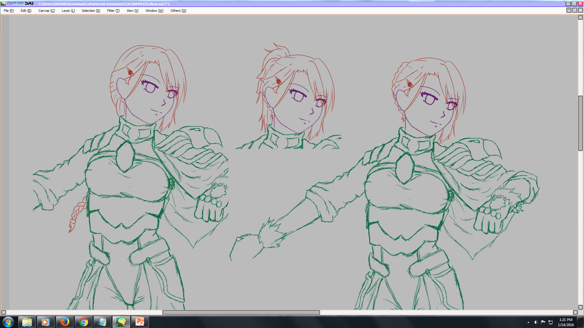 Arion Floyd Herrera - Elizia Xenovia - Character Concept