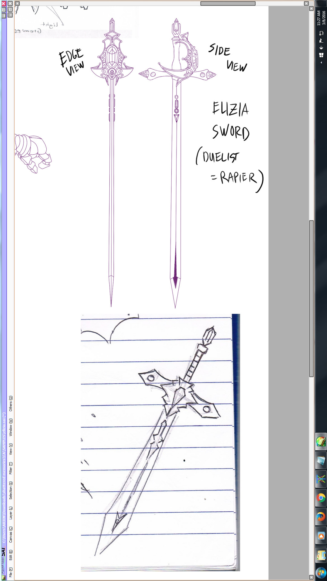 Arion Floyd Herrera - Elizia Xenovia - Character Concept