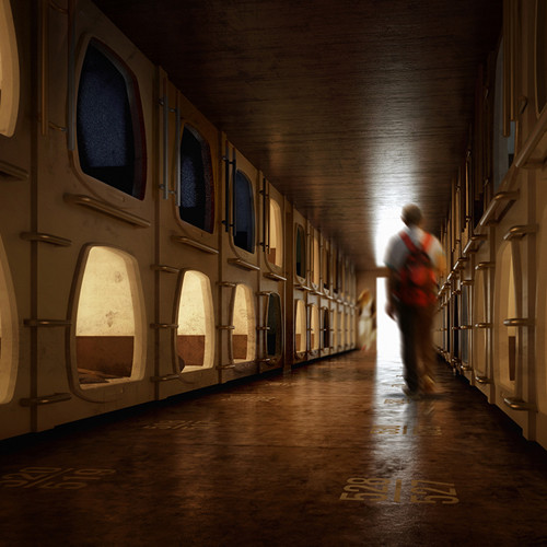 ArtStation - Capsule Hotel