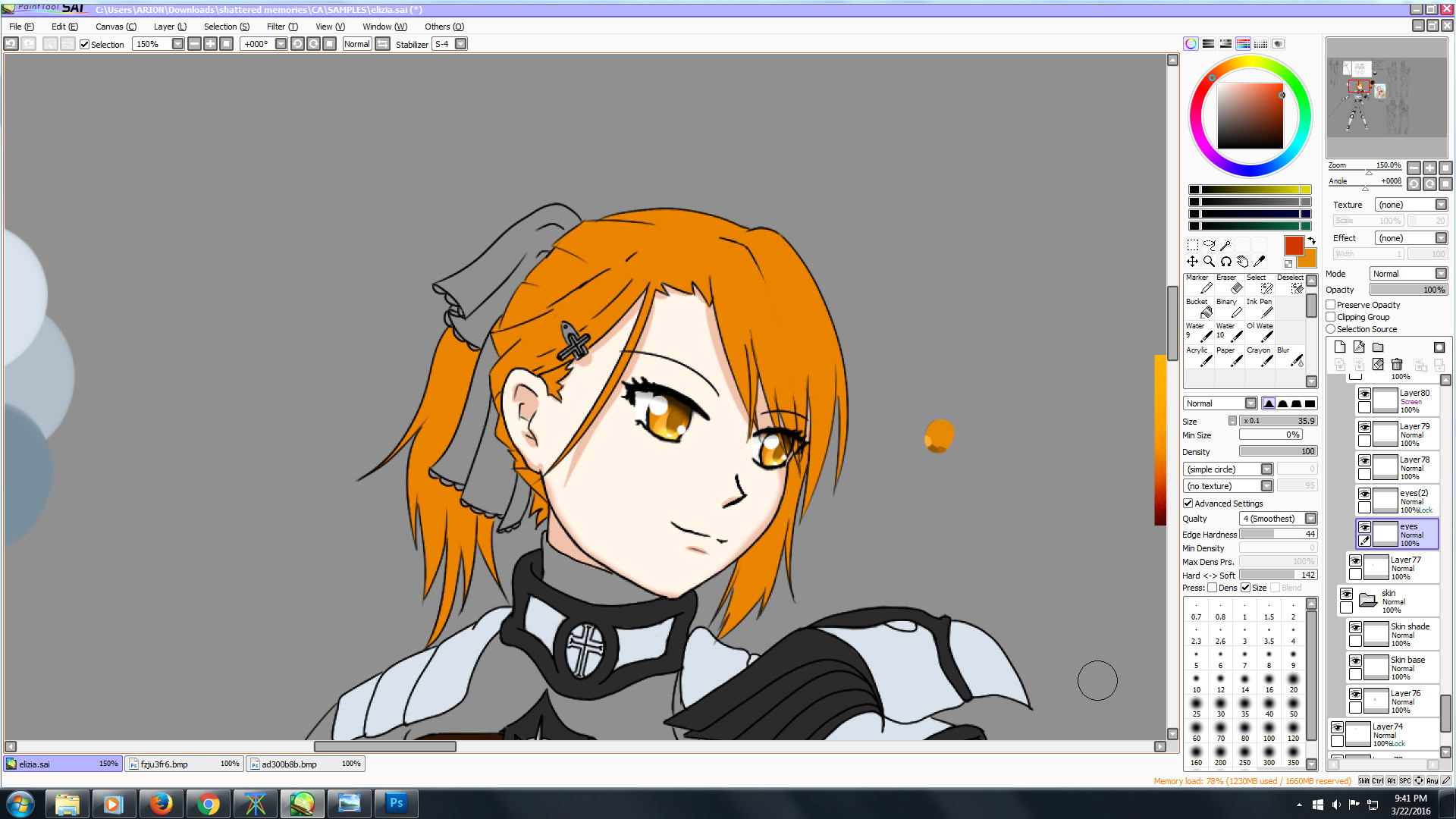 Arion Floyd Herrera - Elizia Xenovia - Character Concept