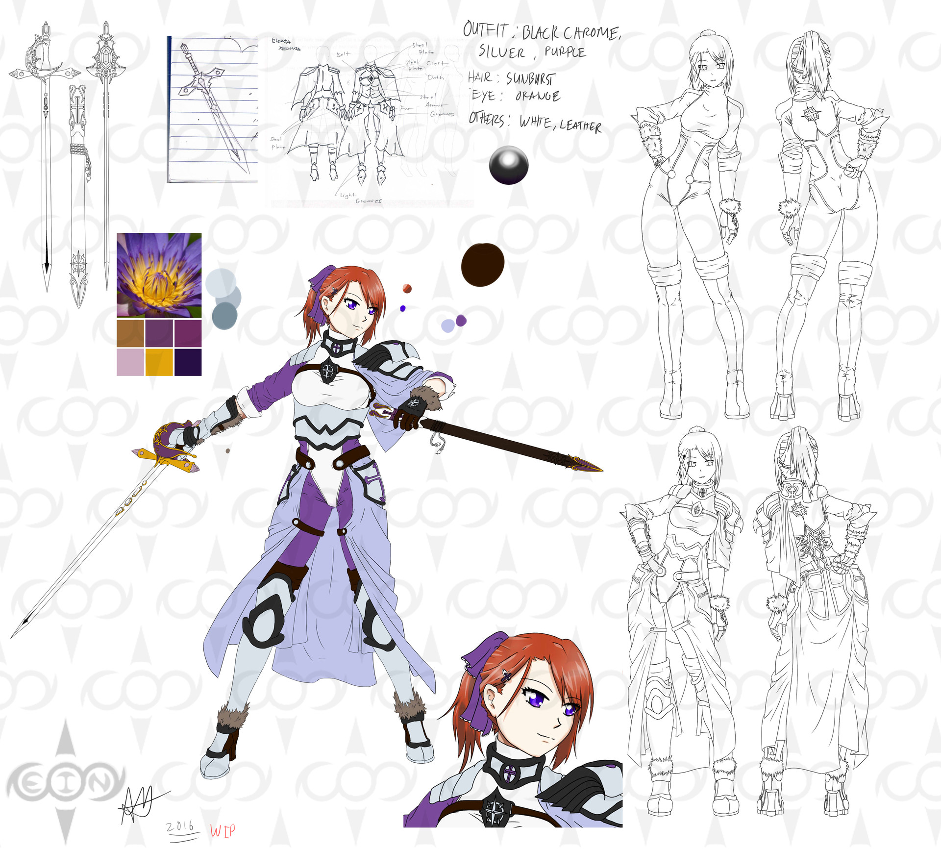 Arion Floyd Herrera - Elizia Xenovia - Character Concept