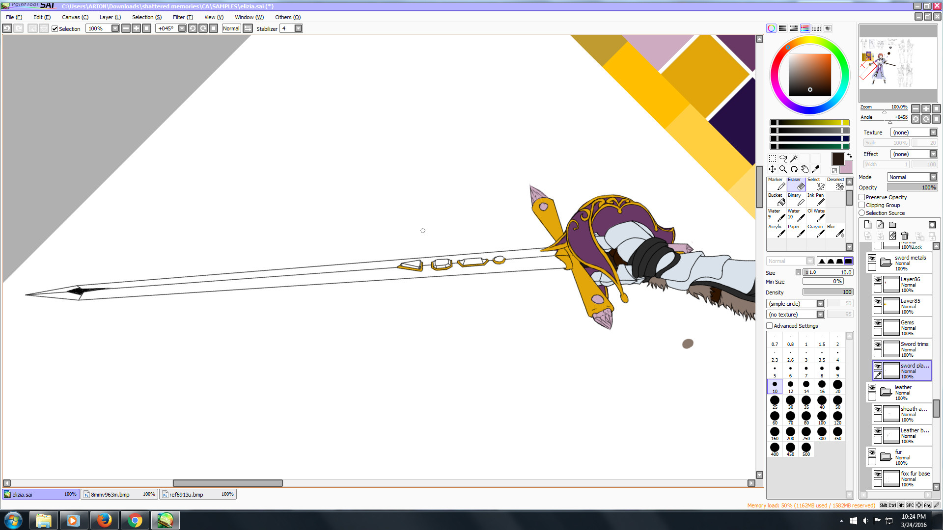 Arion Floyd Herrera - Elizia Xenovia - Character Concept