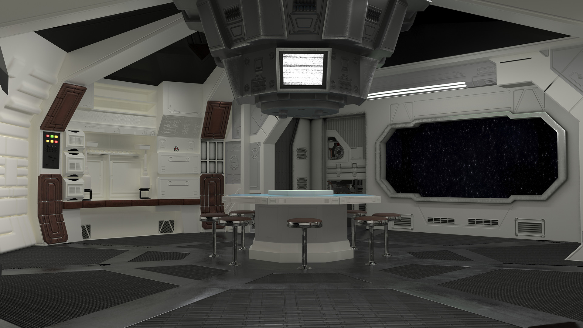 ArtStation - Archer: Danger Island, Mess Hall