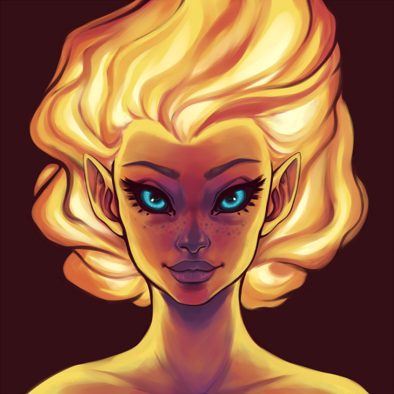 ArtStation - Fire Nymph