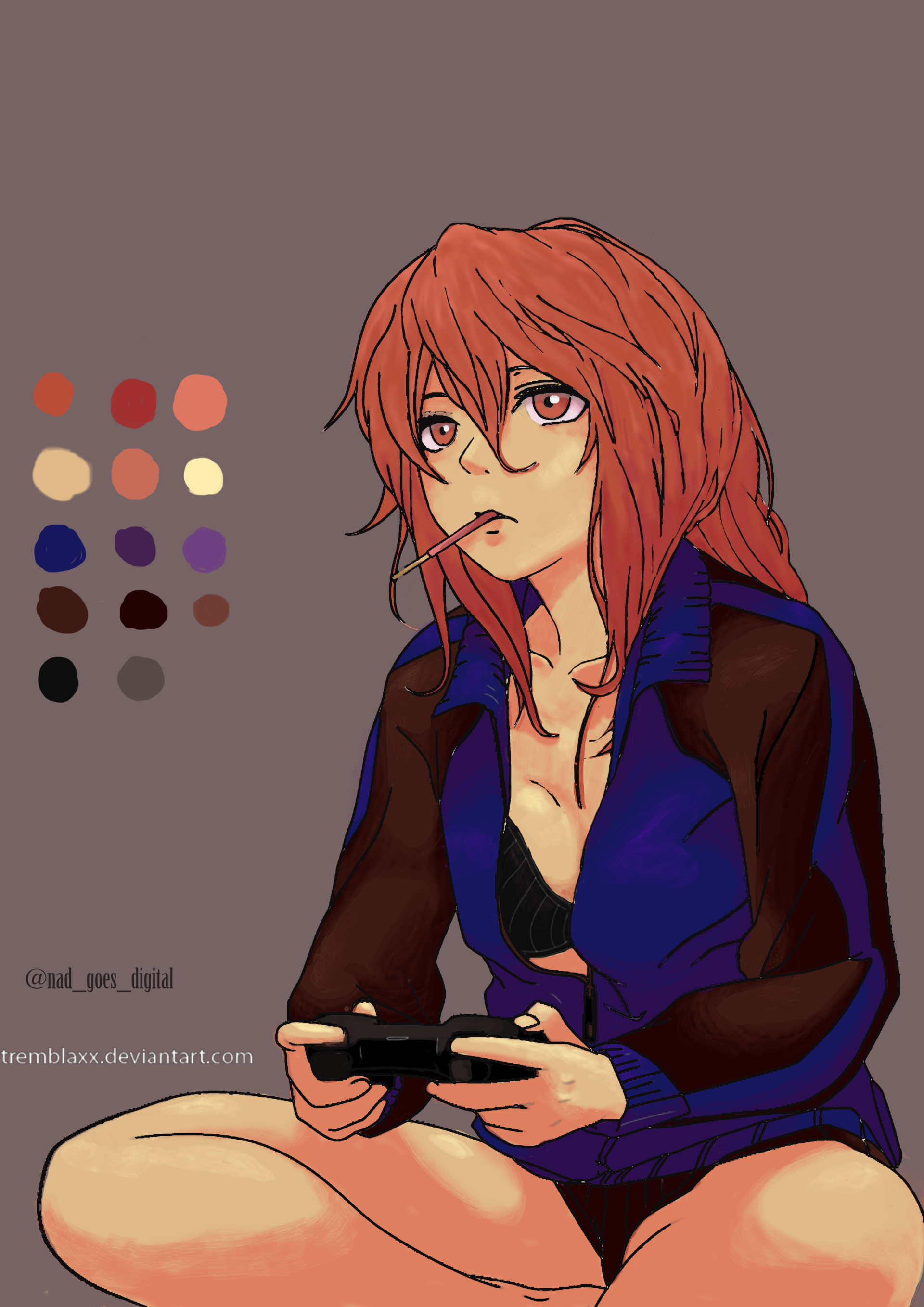 ArtStation - Console girl