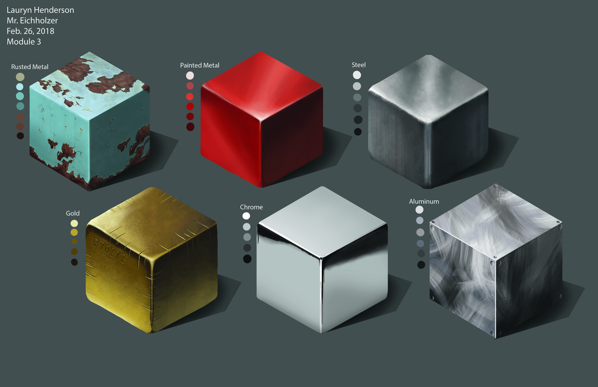 Lauryn Henderson - Texture Cubes