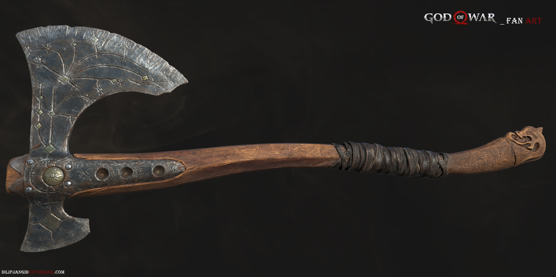 ArtStation - GOD OF WAR Fan ArT - Leviathan Axe