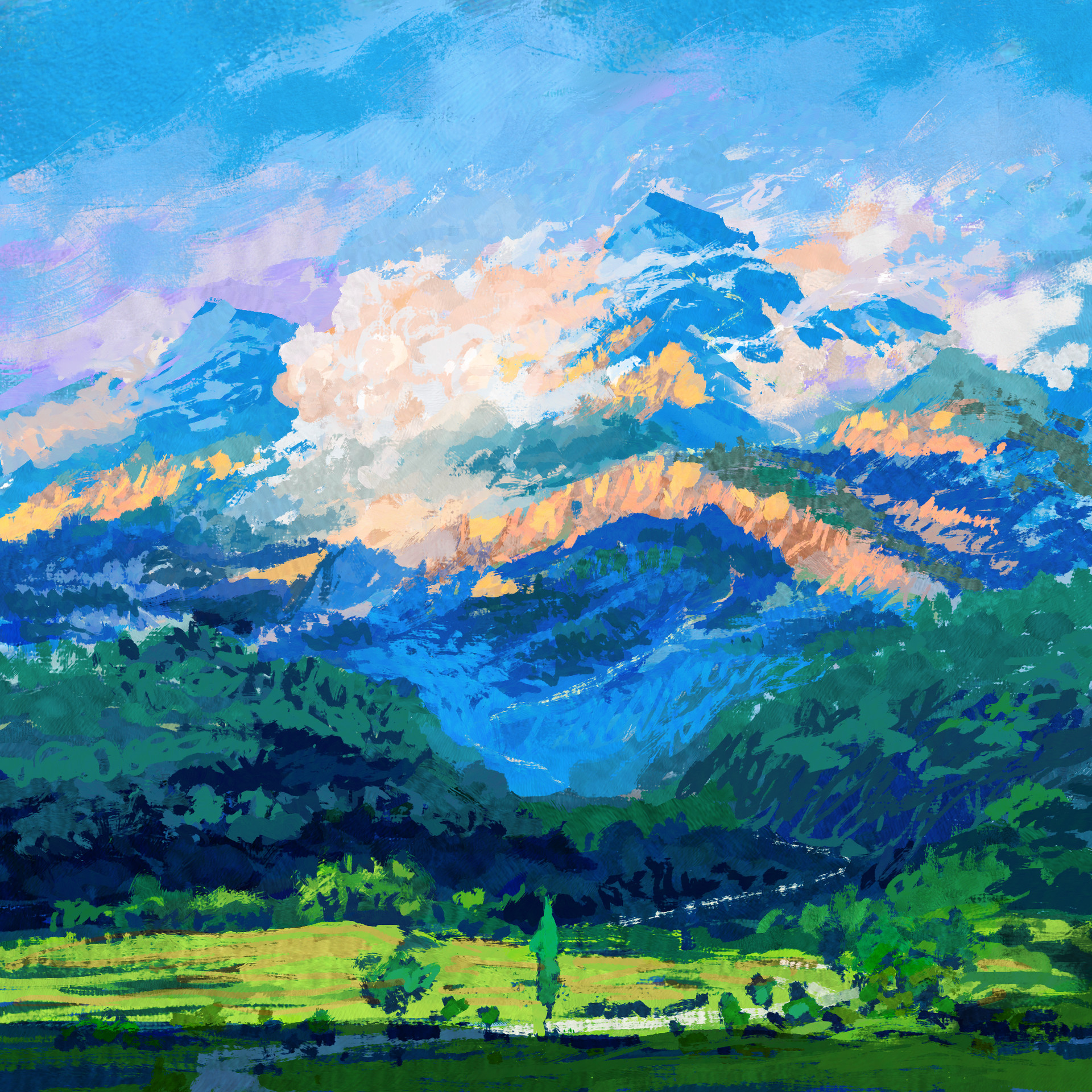 ArtStation - Blue Mount