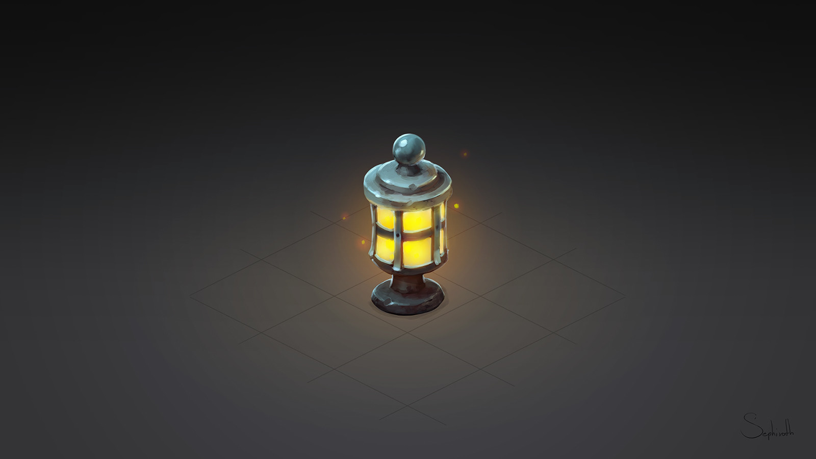 ArtStation - Isometric Lantern Tutorial