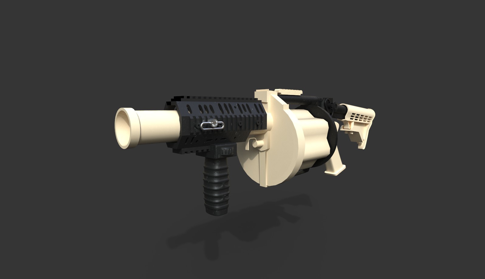 ArtStation - ICS-190 GLM grenade launcher