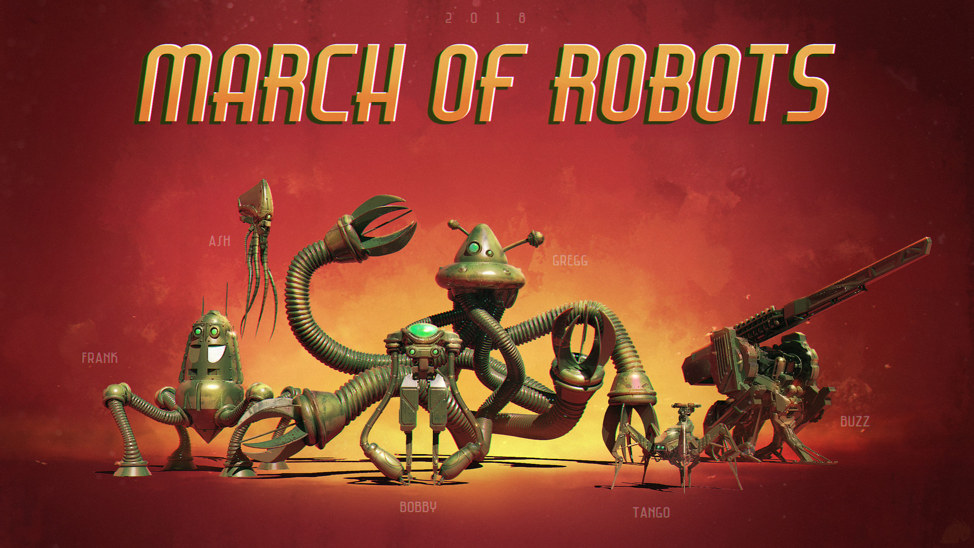 ArtStation - March of Robots 2018