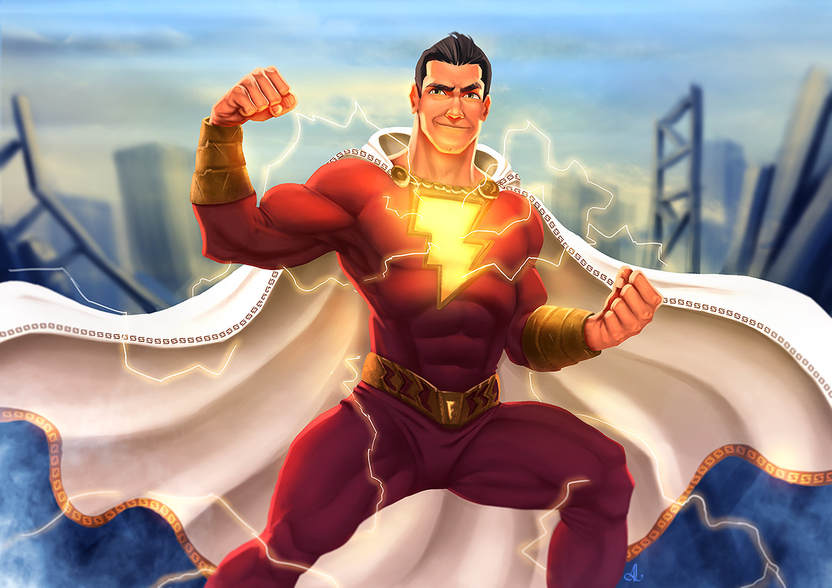 ArtStation - Shazam Digital Painting