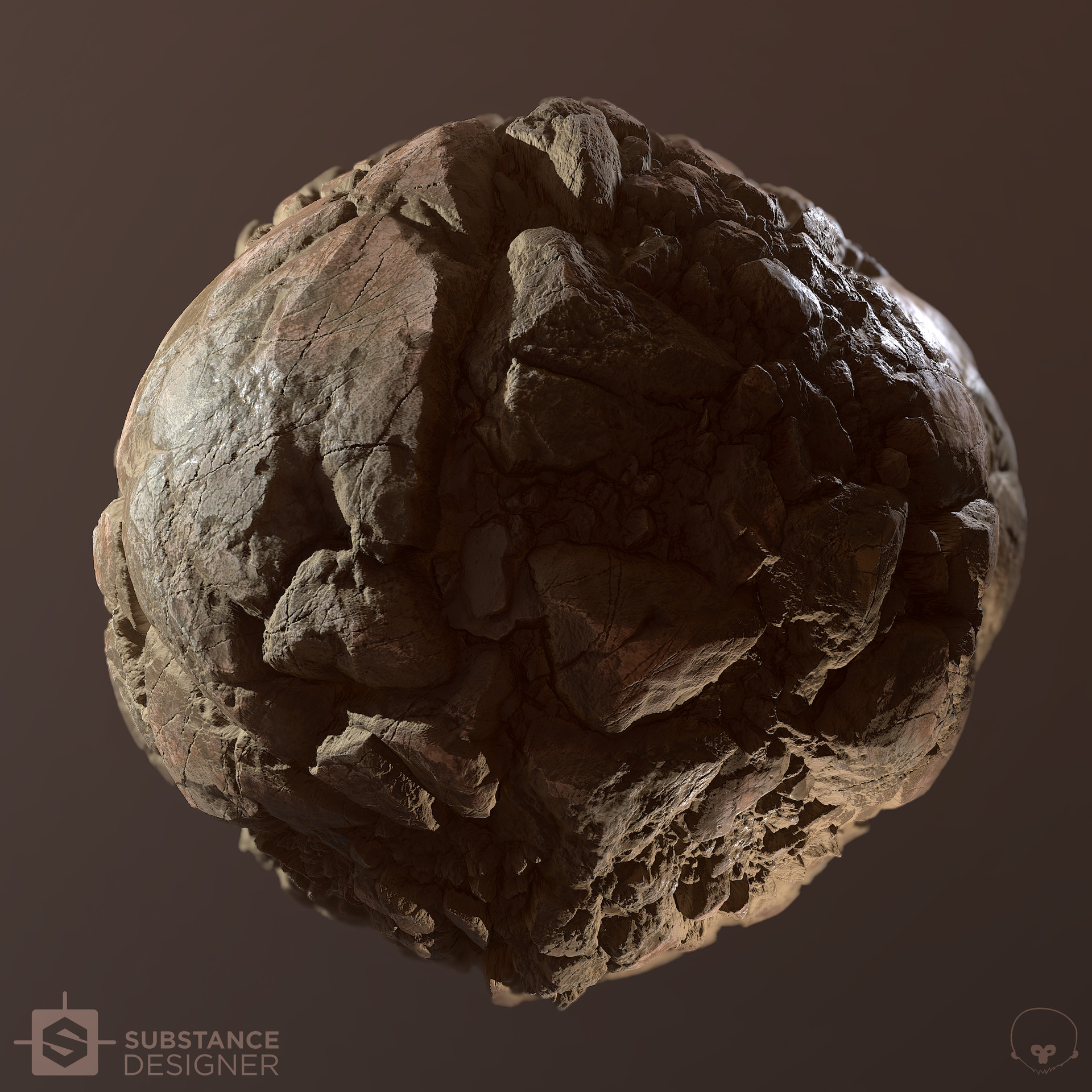 ArtStation - Desert - Dirt Covered Rocks