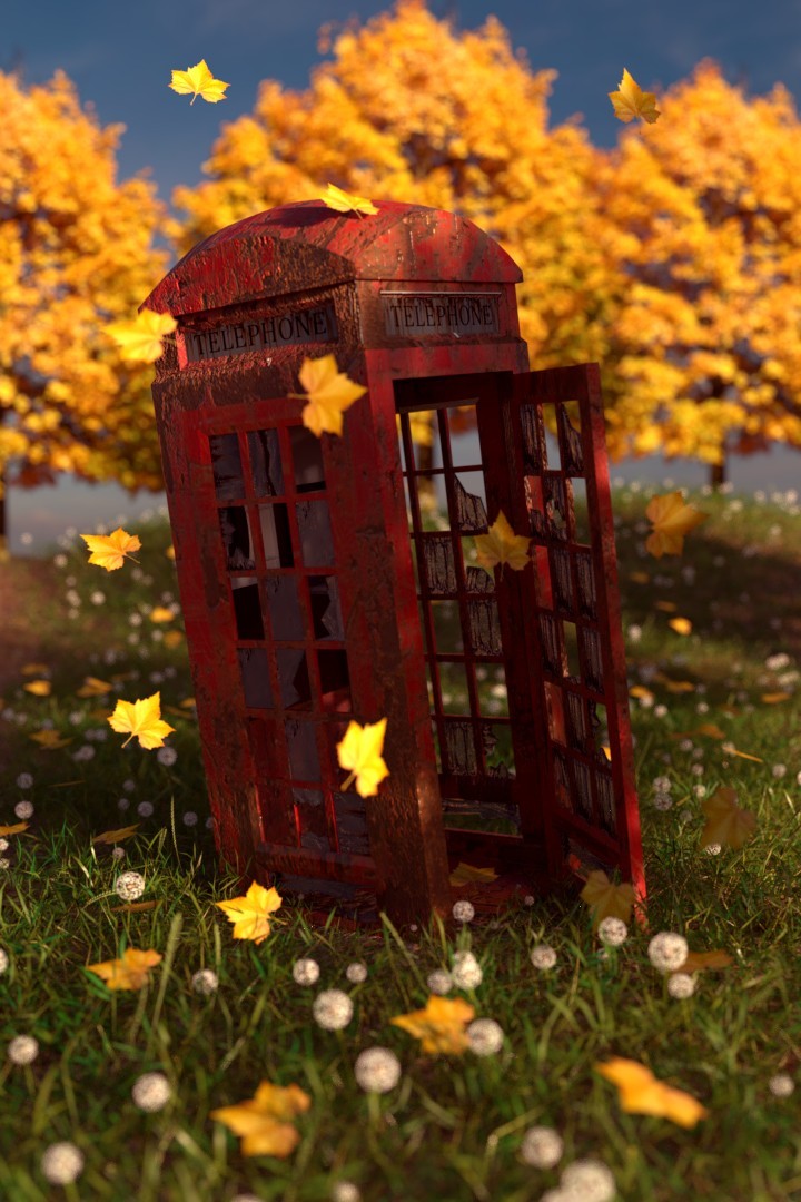 ArtStation - Red Phone Booth