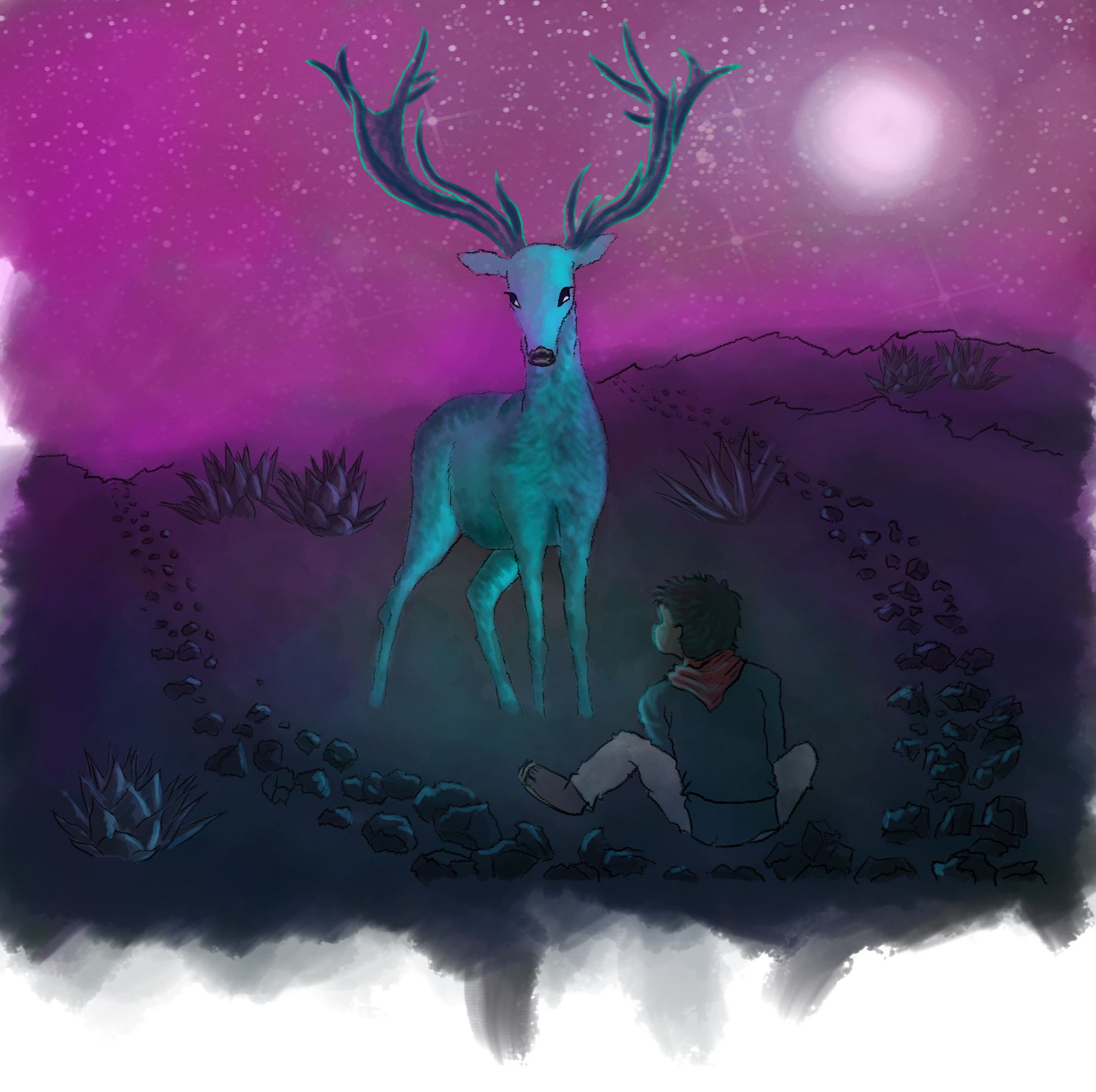 ArtStation - Hikuri, El Venado Azul