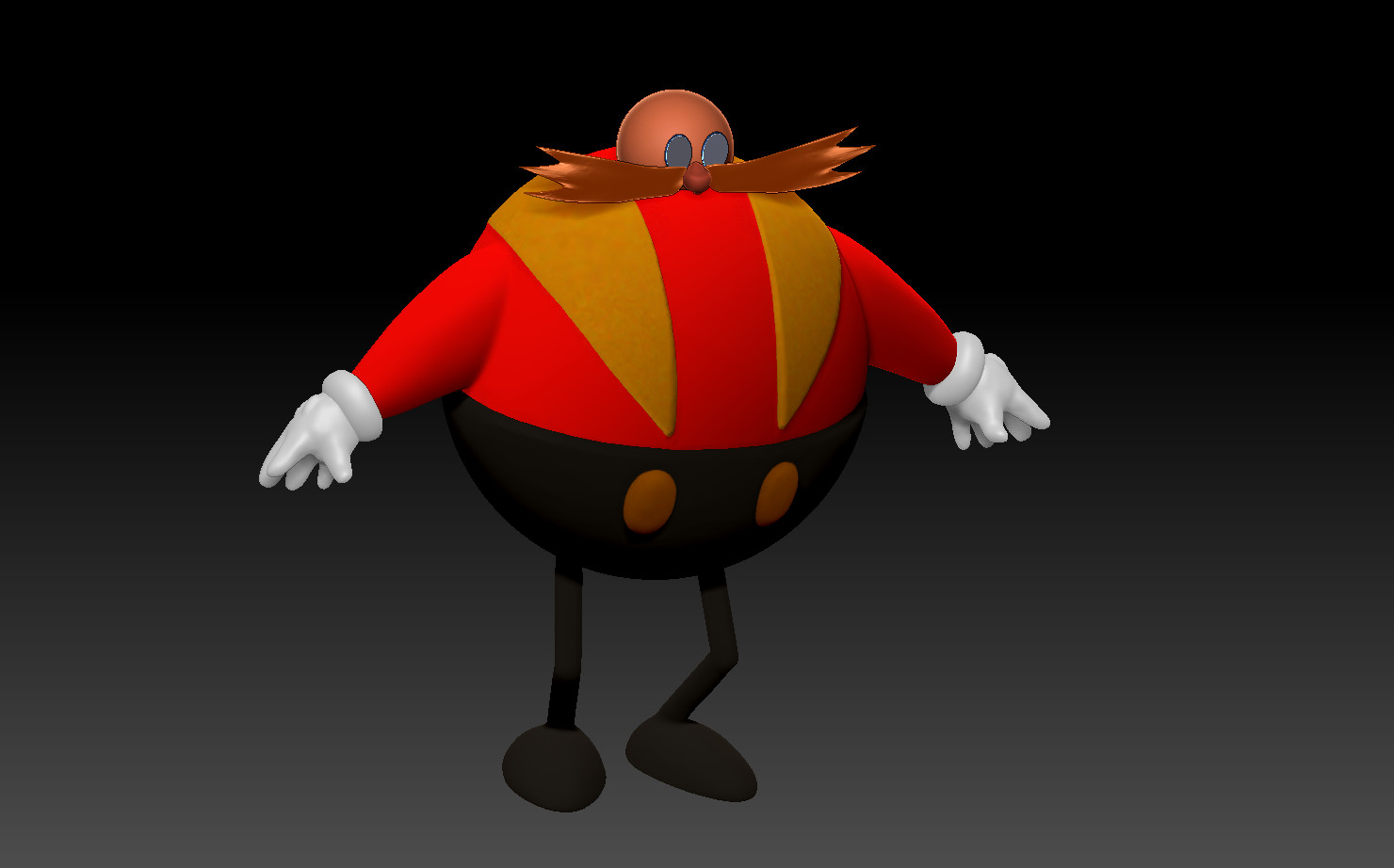 Jonathan Álex - Dr Eggman - ZBrush Modeling