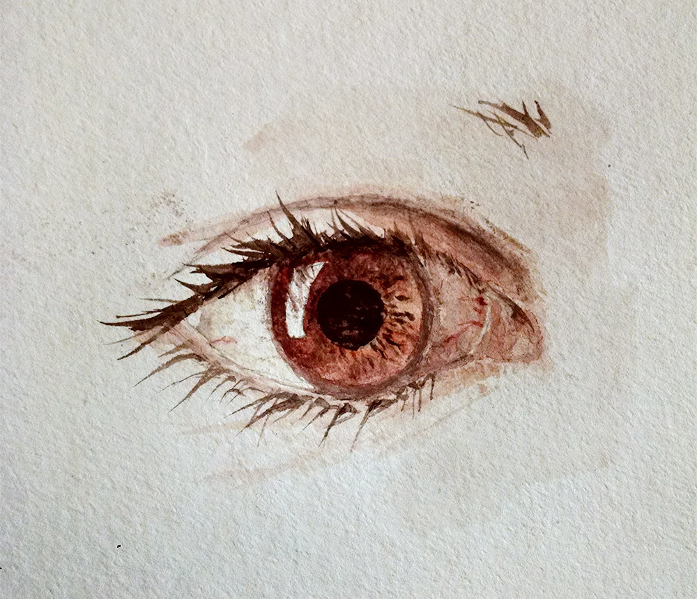 ArtStation - Eye- watercolor
