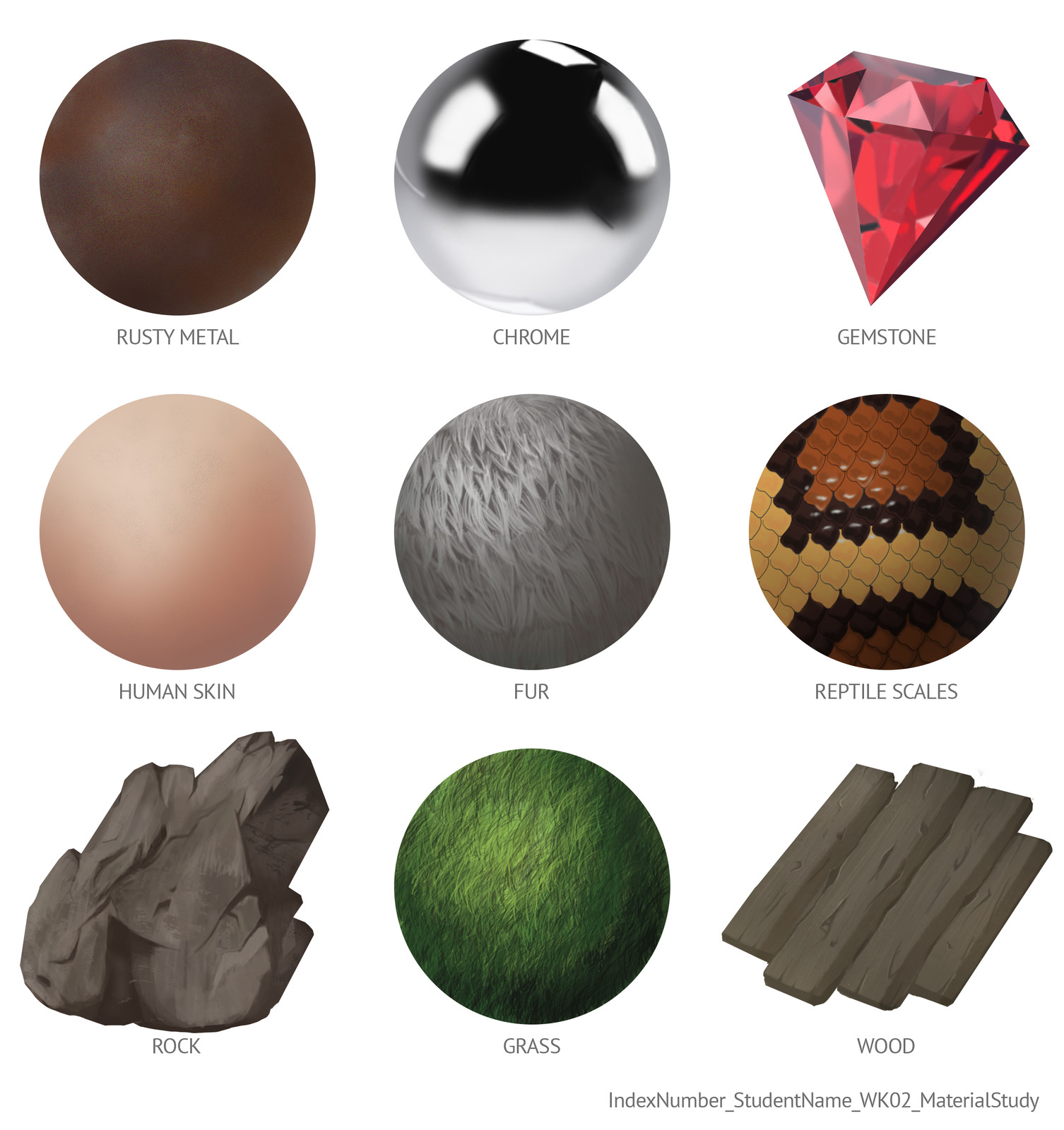 Wong Man - Material Study