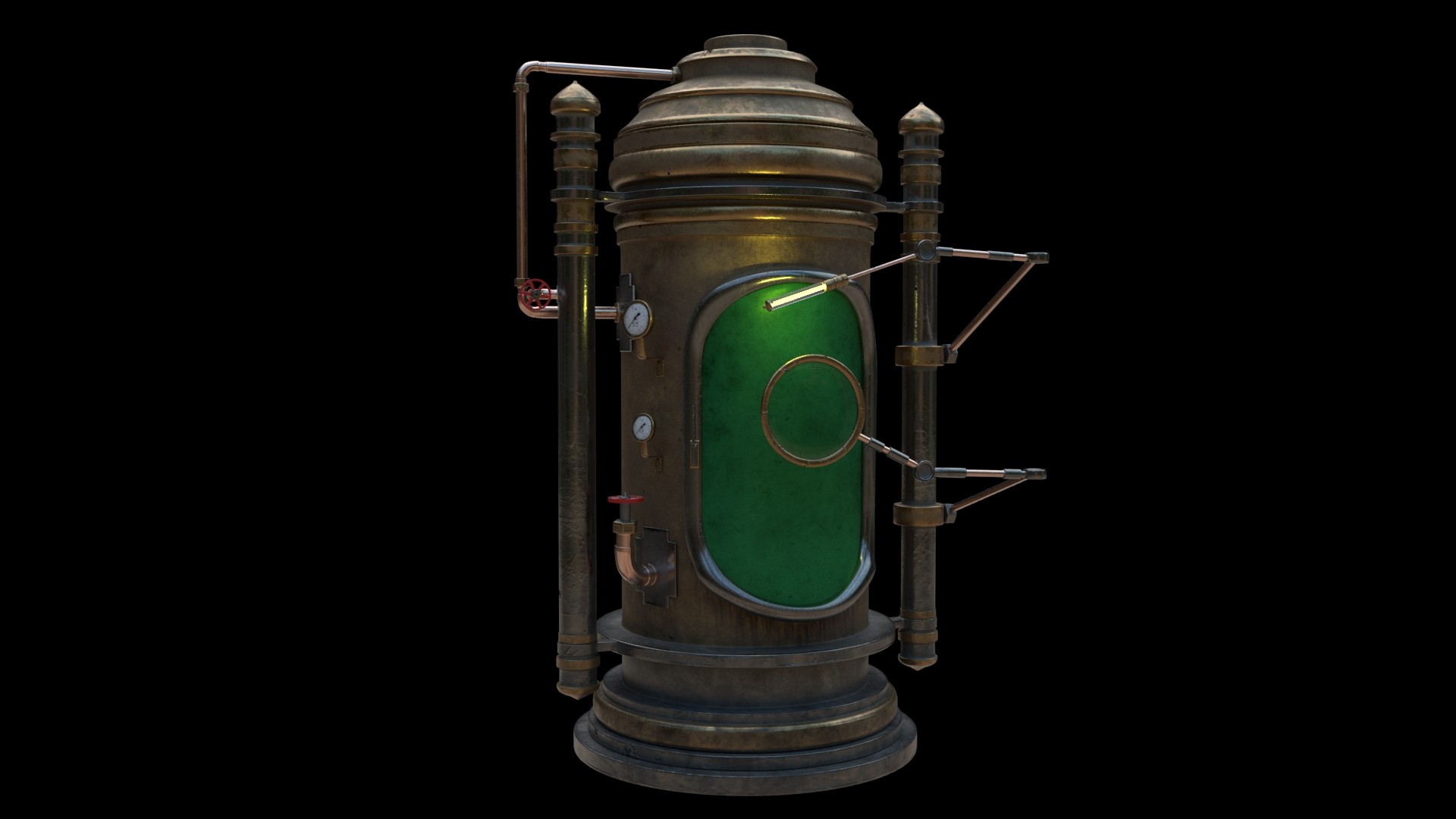 ArtStation - 3D Steampunk tank