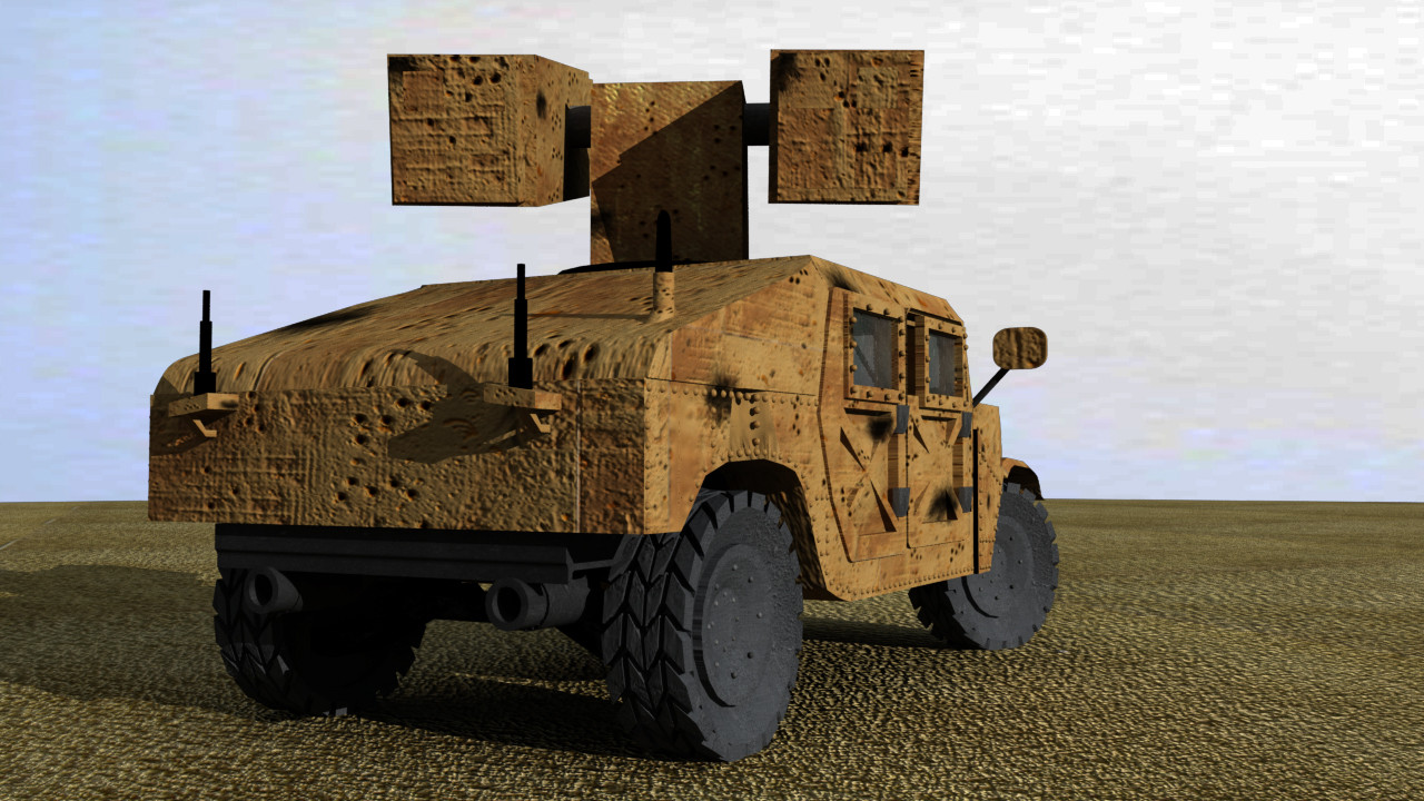 Eugene Chua - Humvee with rocket launchers