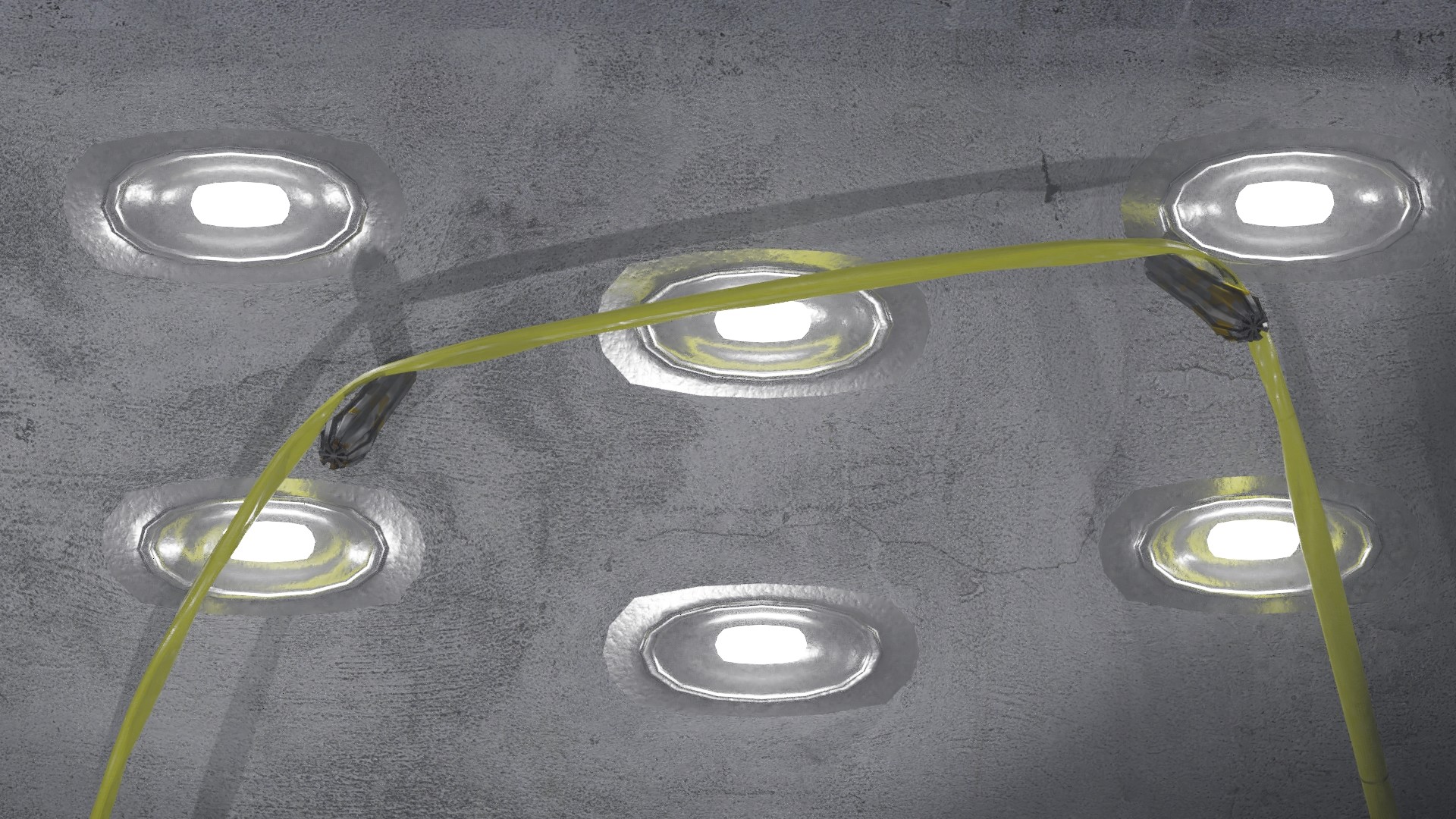 ArtStation - Big cable over plaster wall, Mazor Media