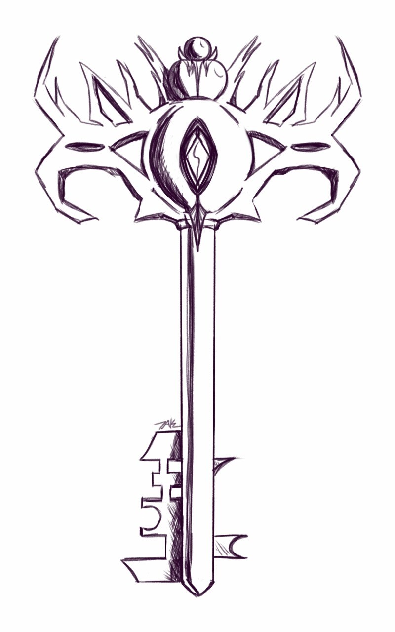 ArtStation - Daily Sketch: Sinister Key