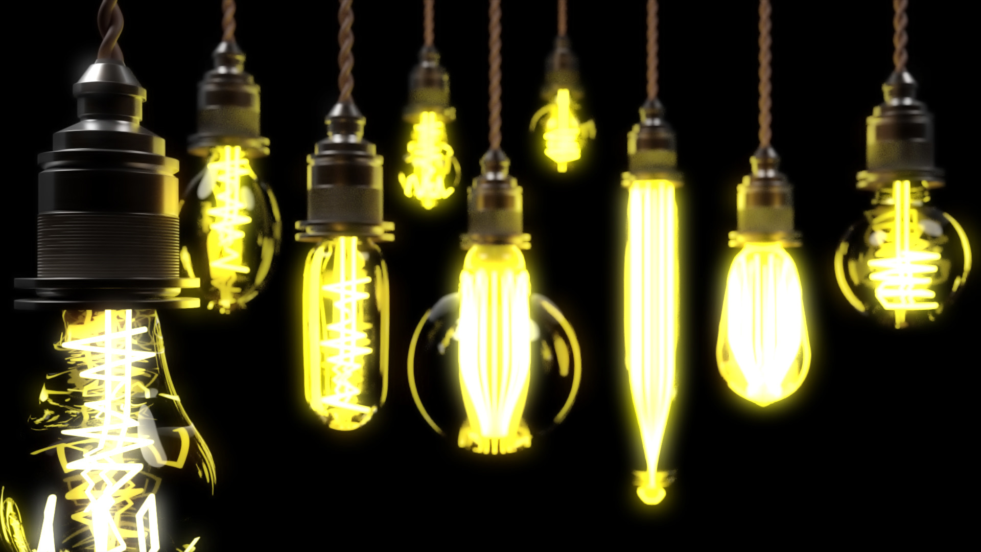 ArtStation - Vintage Bulbs