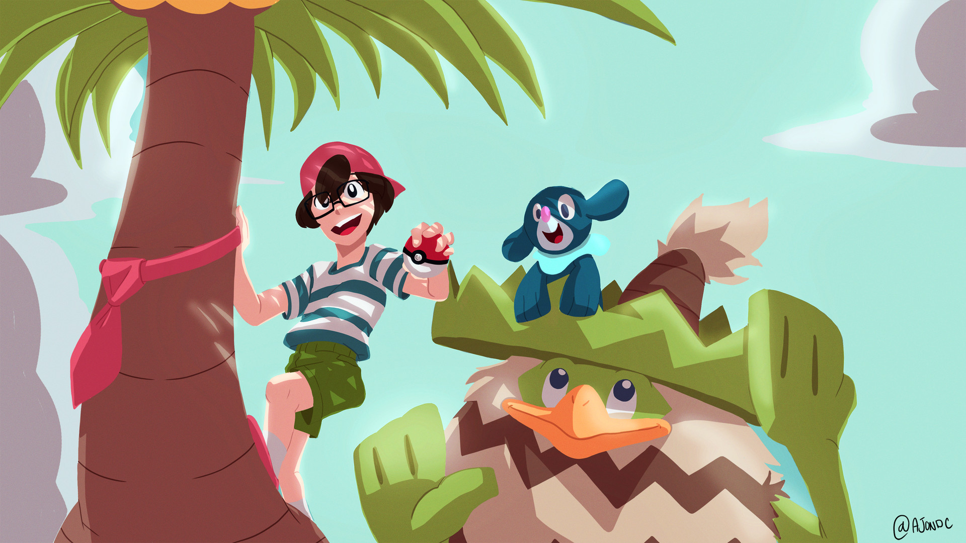 ArtStation - Pokémon Gym Leader-sona: Jon Casala