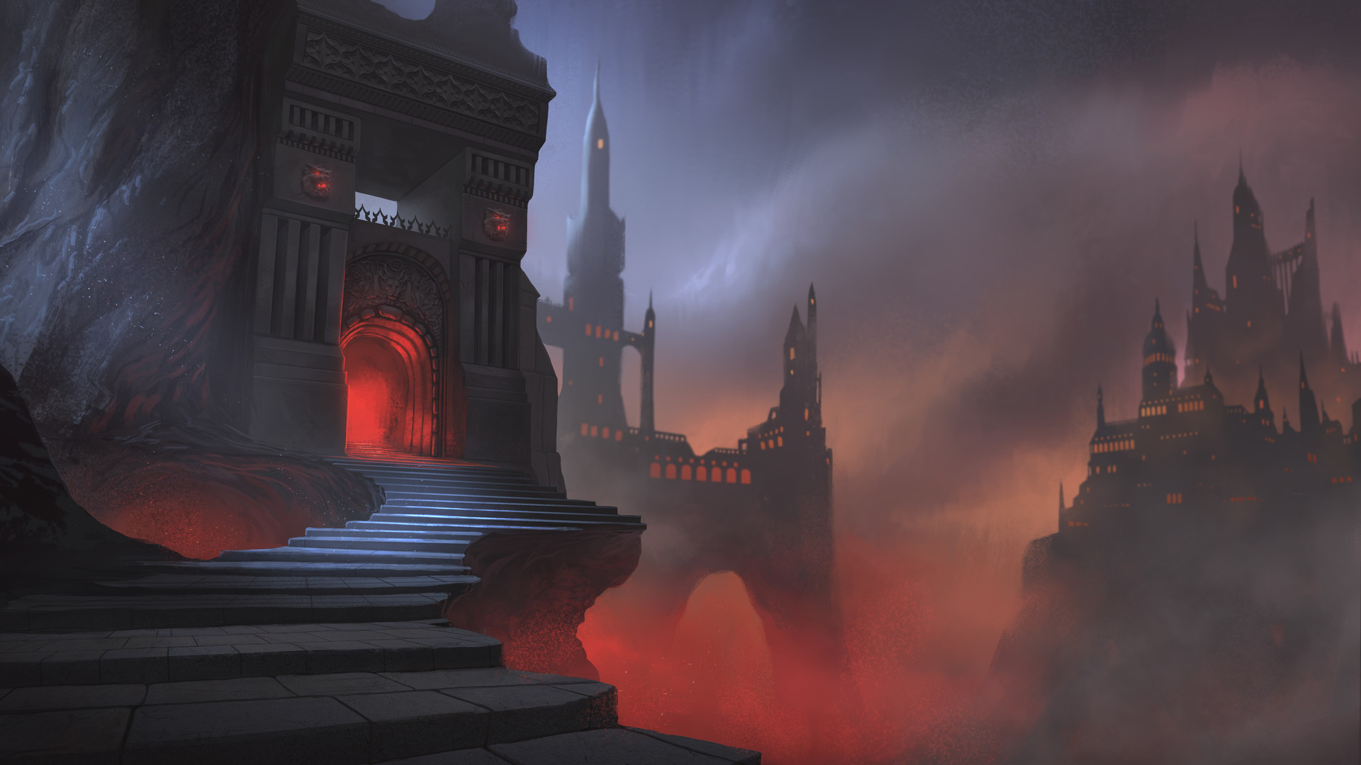 ArtStation - Fiery Fortress