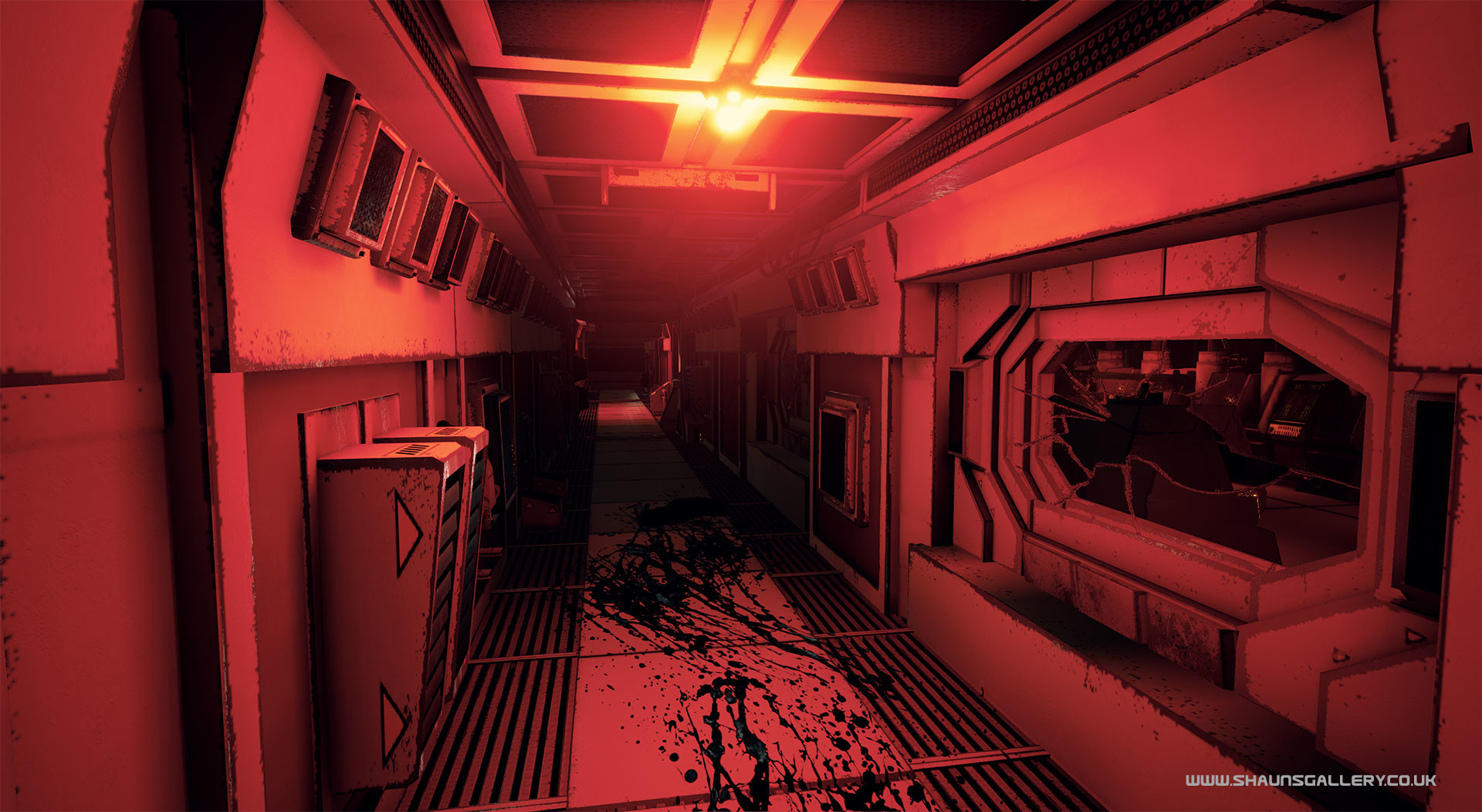 Shaun Williams - Red Alert - Sci-fi Horror environment