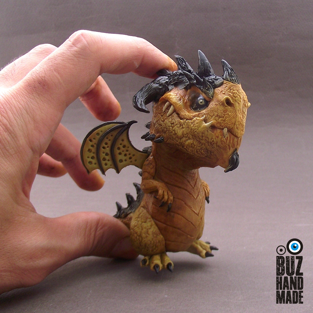 ArtStation - CHIBI Sand Battle Dragon