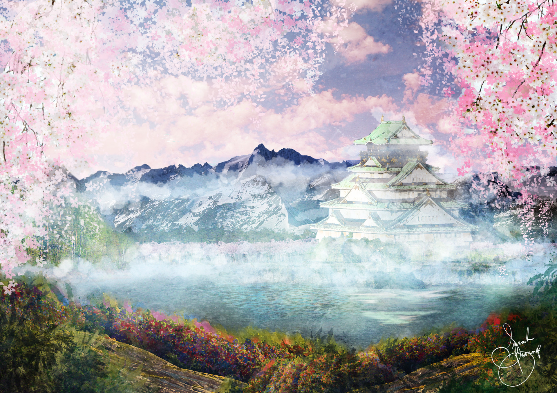 ArtStation - Spring Palace