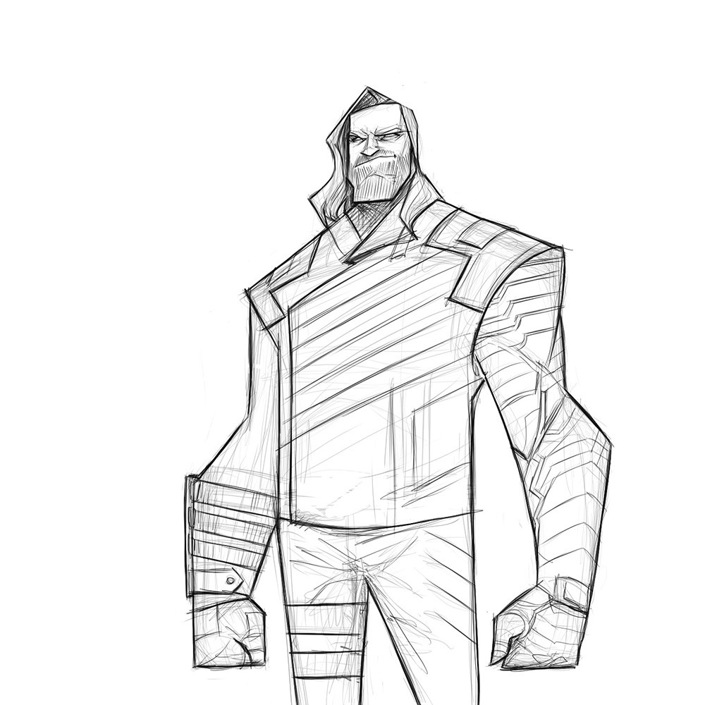 bucky barnes coloring pages