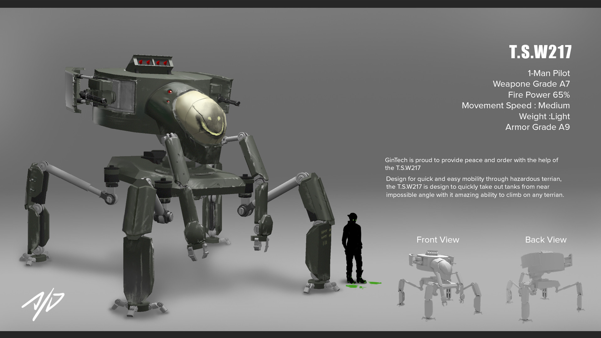 ArtStation - Tech Spider Walker