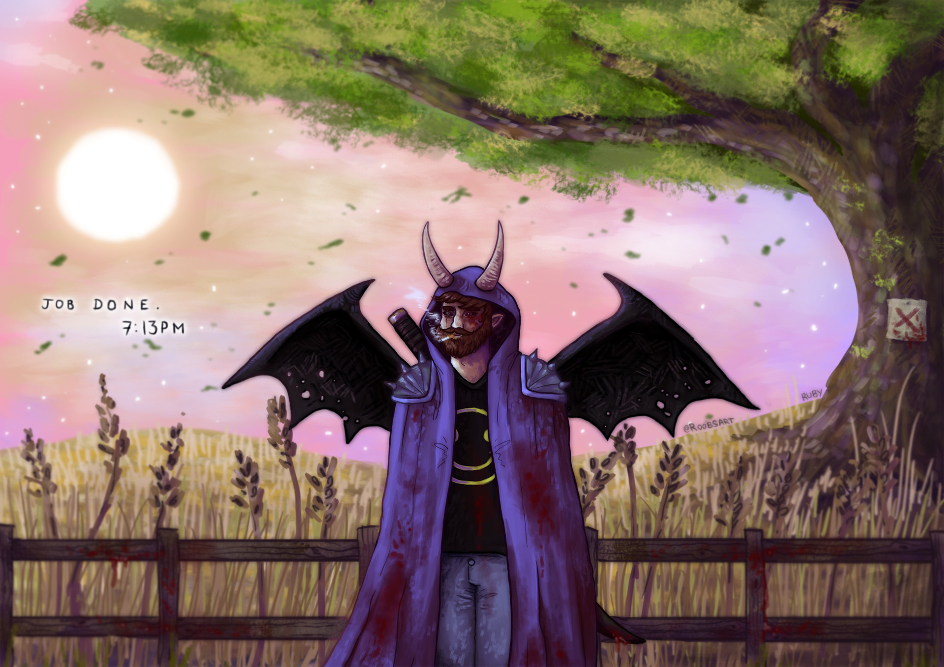 ArtStation - Demonic Hitman