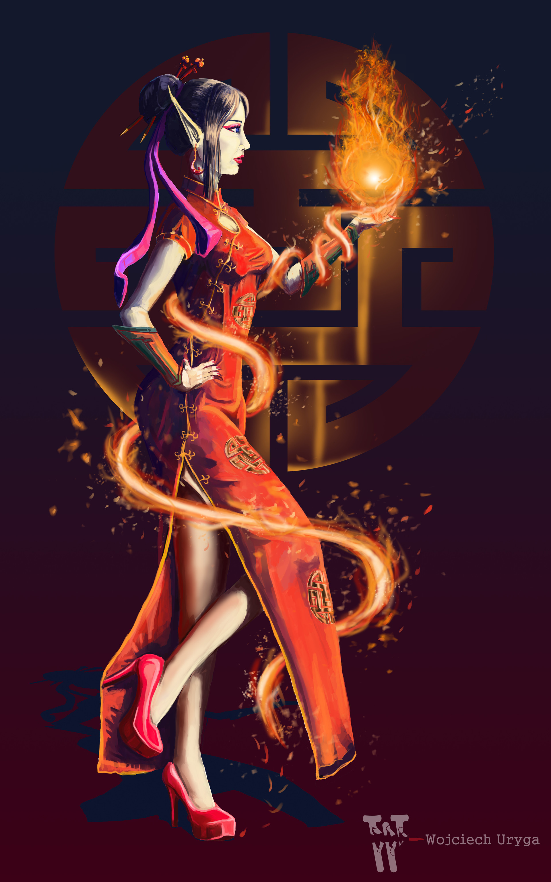 ArtStation - Fire mage