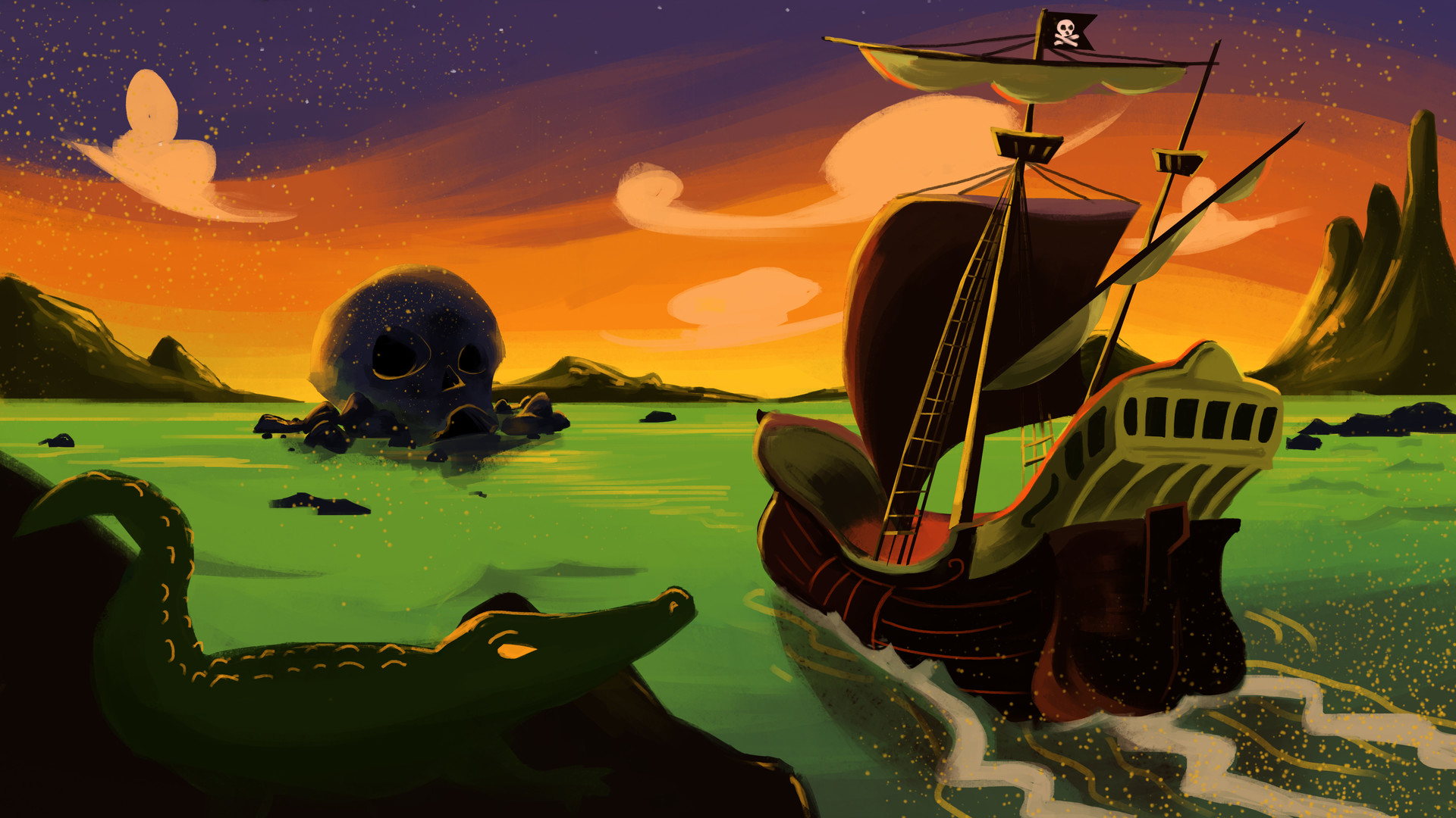 ArtStation - Off to Skull Rock